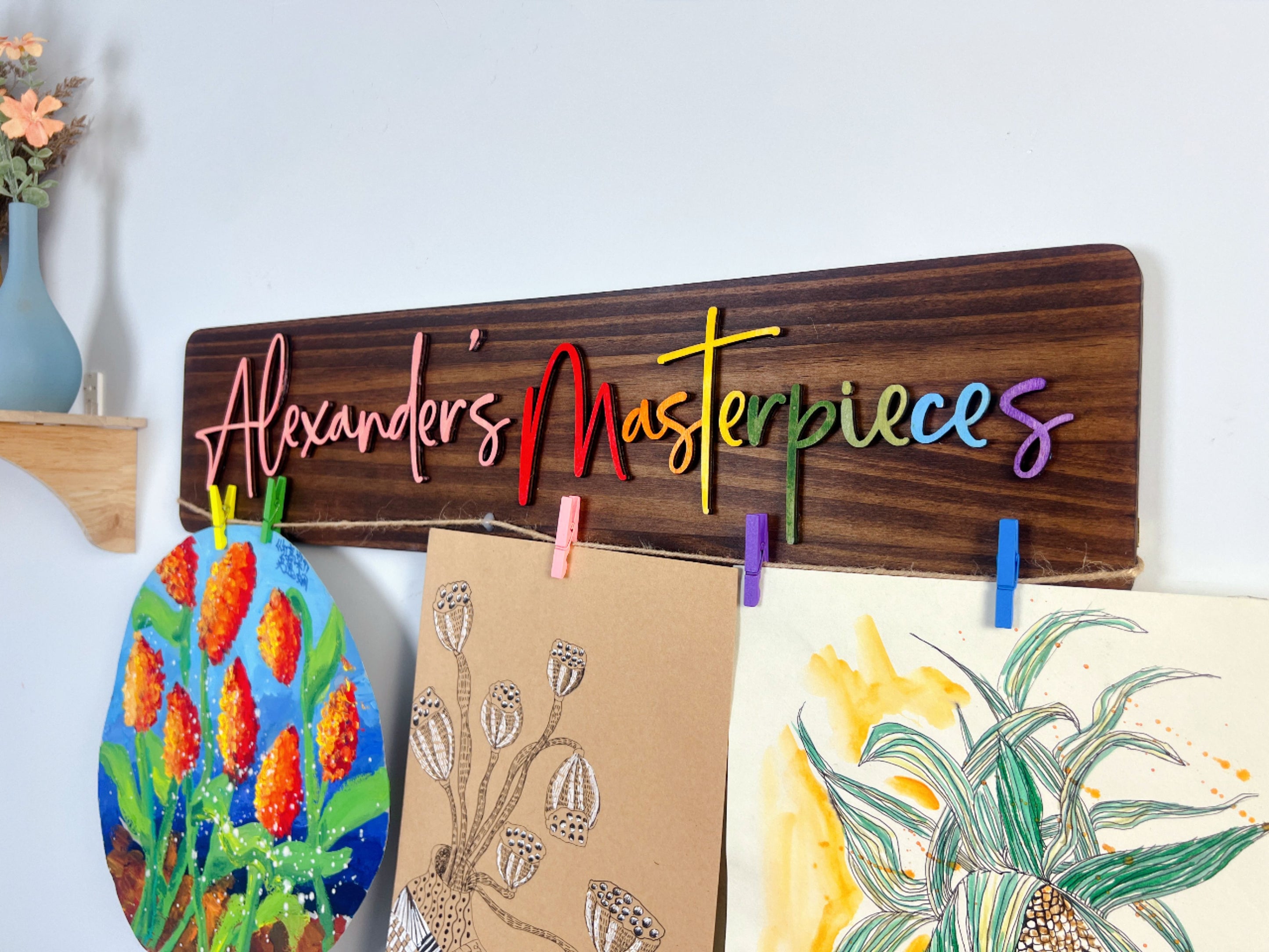 Personalized 3D art display sign – Unicusm