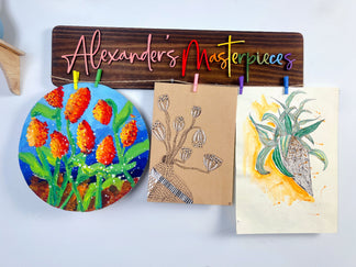 Personalized Kids Art Display Sign – Unicusm