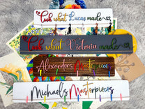 Personalized Kids Art Display Sign – Unicusm